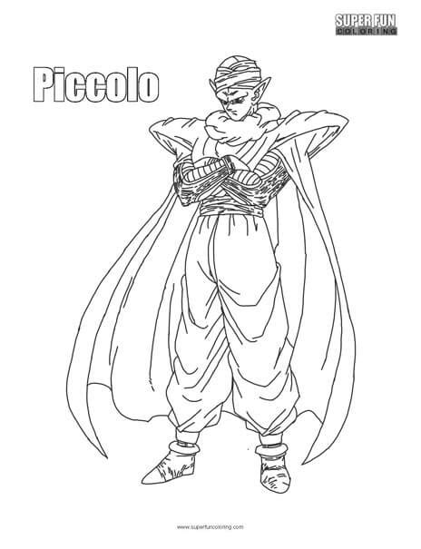 Piccolo Coloring Page Super Fun Coloring