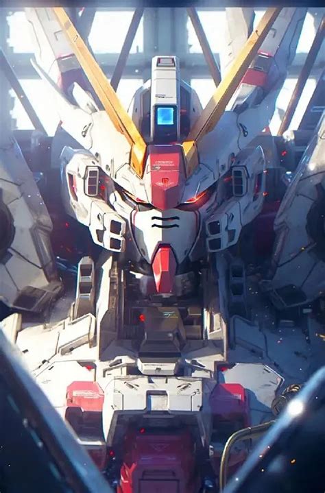 模玩控：ai创作高达机甲插画，大家能从这些ai创作的高达作品中看到什么高达的影子呢？ 花瓣网