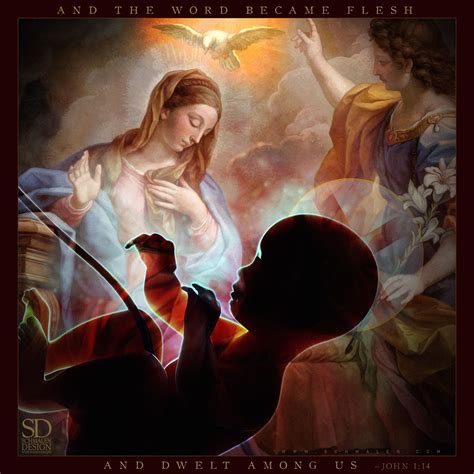 And The Word Became Flesh And Dwelt Among Us John