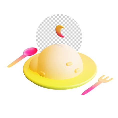 Premium PSD 06 Ramadan Iftar 3d Render Element