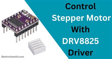 Control Stepper Motor With Drv8825 Driver And Arduino