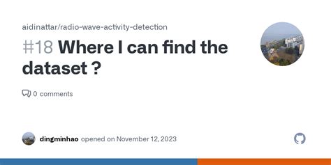 Where I Can Find The Dataset Issue 18 Aidinattar Radio Wave Activity Detection GitHub