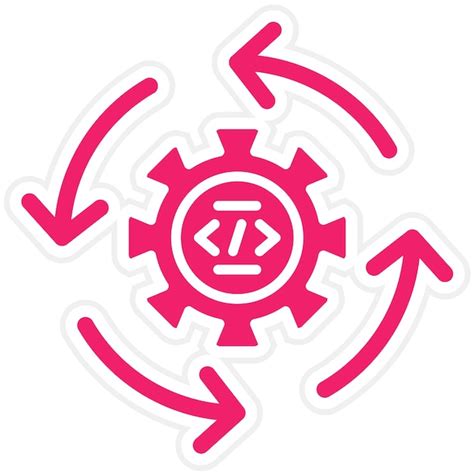 Premium Vector Vector Design Continuous Integration Icon Style
