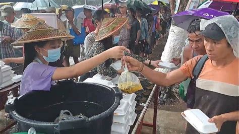 29 7 2023 သရက်တောကျောင်းတိုက် သဘာဝတရားရိပ်သာ၌ နေ့စဥ် ထမင်း ဟင်း အဟာရဒါန ကုသိုလ်ဘဏ်။ Ph