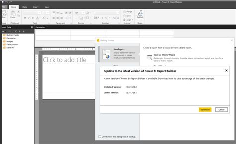 Solved Power Bi Report Builder Wont Open Microsoft Fabric Community
