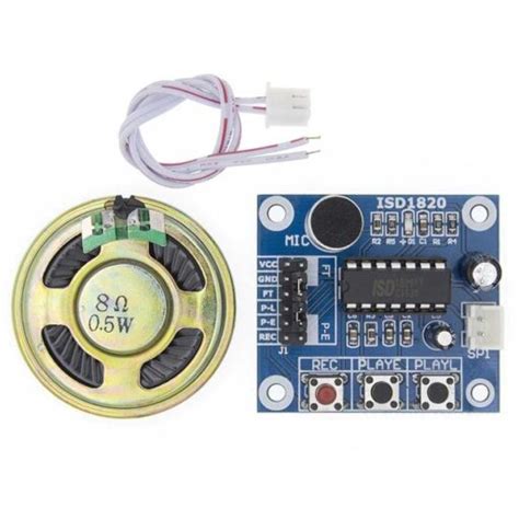 Isd1820 Voice Recording Mic Speaker Module Multan Electronics