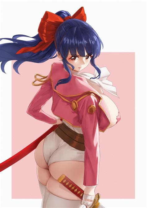 Shinguuji Sakura Sakura Taisen Drawn By Qingmingtongzi Danbooru