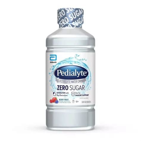 Pedialyte Electrolyte Water Zero Sugar Berry Frost Hydration Reviews