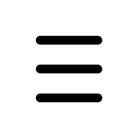 Menu Button Of Three Horizontal Lines Svg Png Icon Fr