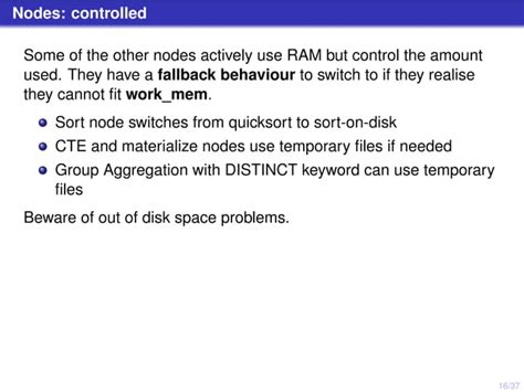 postgresql and ram usage pdf