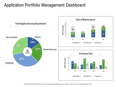 Application Performance Management Application Portfolio Management Dashboard Ppt Infographics