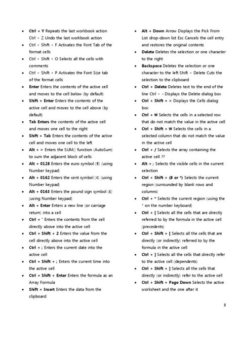 Excel Shortcuts Cheat Sheet PDF Boost Your Efficiency Connect 4 Techs