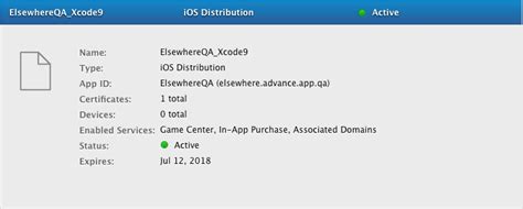 Provisioning Profile App Name Doesnt Include The Comappledeveloperassociated Domains