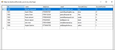 Uielement Dynamically Selecting A Table Row In An Application With