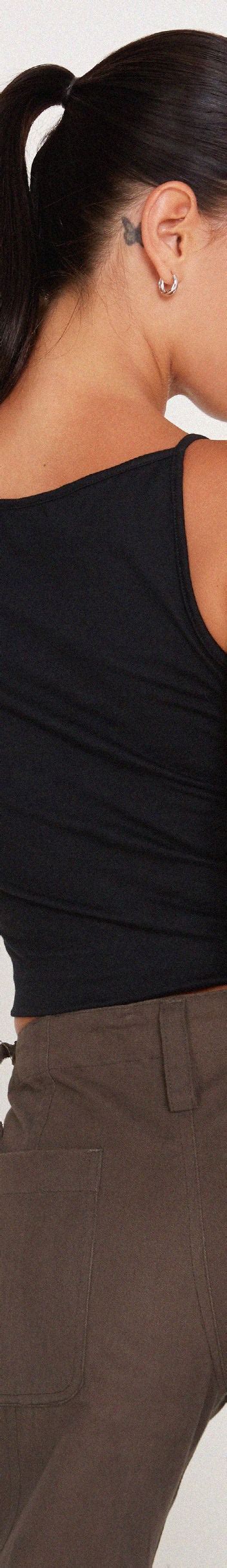Black Crinkle Vest Top Dudley Motelrocks Com Us