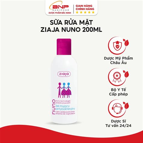 Mua Sữa Rửa Mặt Dạng Gel Ngừa Mụn Trắng Da Ziaja Nuno Cho Da Dầu Không Gây Kích ứng 200ml Giá