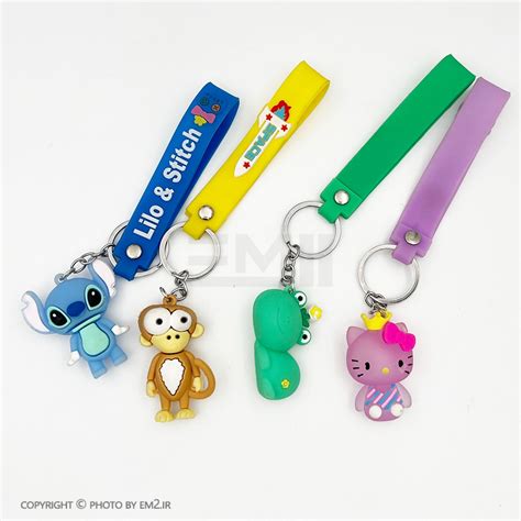 آویز جاسوئیچی سیلیکونی طرح دار آفر پخش