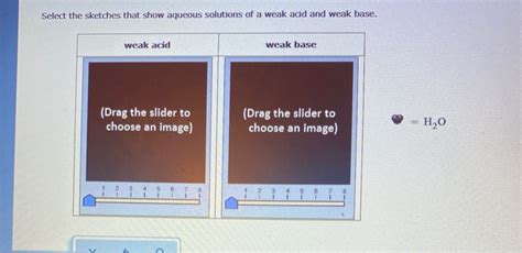Solved Select The Sketches That Show Aqueous Solutions Of A