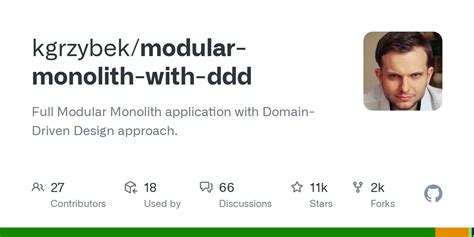 github kgrzybek modular monolith with ddd full modular monolith