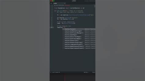 Add Fusion Titles With Python In Davinci Resolve Alexthecreative Youtube