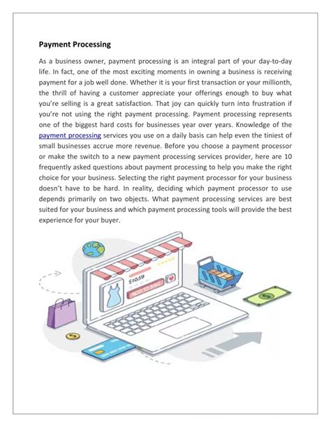 PPT Payment Processing PowerPoint Presentation Free Download ID