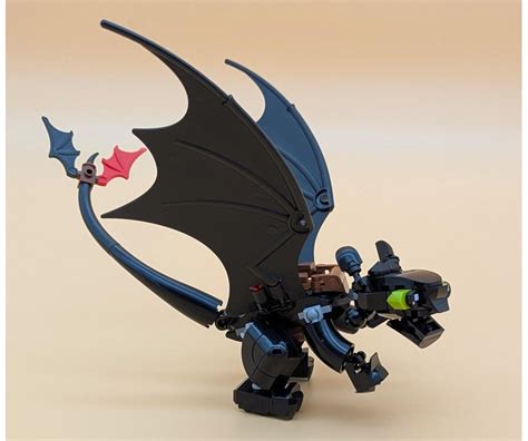 Lego Moc Toothless By Curtydc Rebrickable Build With Lego