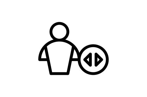 Coding Black And White Line Icon Graphic By Glyphfaisalovers