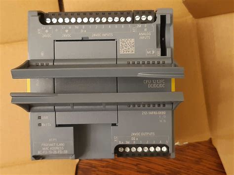 Siemens Cpu 1212fc Simatic S7 1200 6es7 212 1af40 0xb0 Swarzędz • Olx Pl
