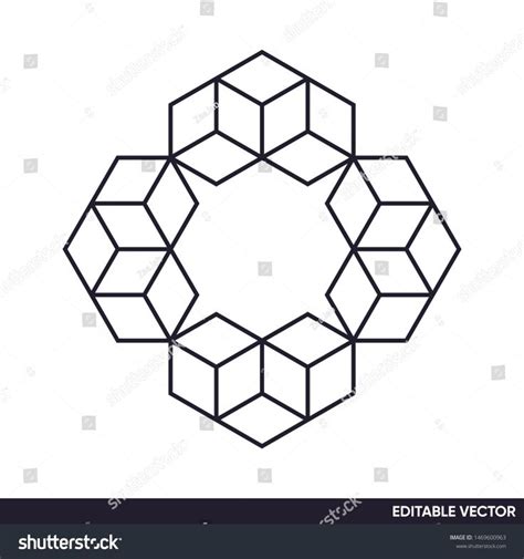 Geometric Pattern Vector Line Art Design Ad Sponsored Vector Pattern Geometric Design