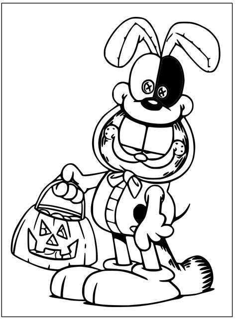 Garfield And Odie Coloring Sheets