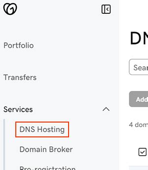 Add Domains To DNS Hosting Domains GoDaddy Help US