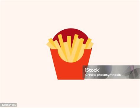 감자 튀김 벡터 아이콘 고립 된 감자 튀김 플랫 컬러 기호 벡터 프렌치 프라이에 대한 스톡 벡터 아트 및 기타 이미지 프렌치