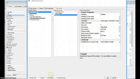 Checkbox Data In A List Control YouTube