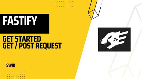 fastify get started with get post request youtube