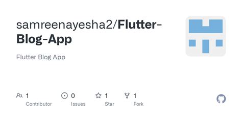 GitHub Samreenayesha2 Flutter Blog App Flutter Blog App