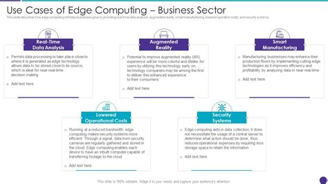 use cases of edge computing business sector distributed information