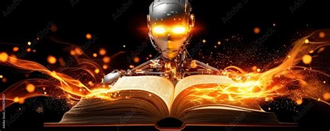 Exploring The Fusion Of Ai And Knowledge A Robotic Book Unveiling Secrets In A Digital Realm