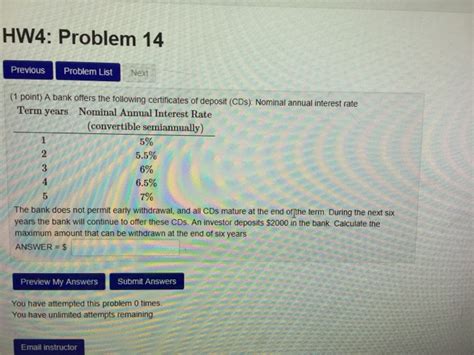 solved hw4 problem 14 previousproblem list next 1 point a