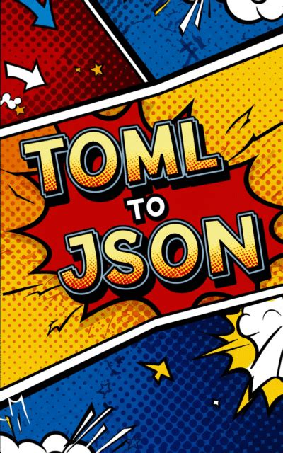 convertidor de toml a json conversión rápida de archivos toml en línea