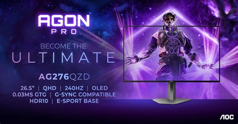 Agon By Aoc Intros Oled Gaming Monitor With Hz Refresh Rate Eteknix