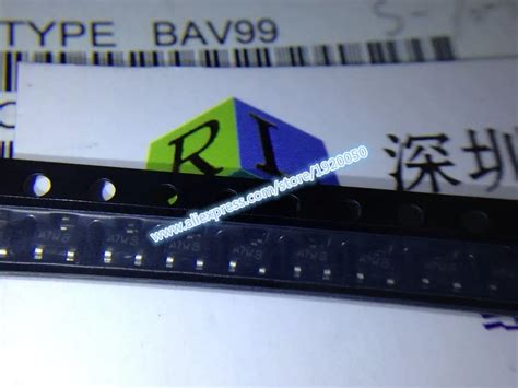 original BAV99 A7W D SOT 23 0.2A / 70V D Transistor|transistor 2a ...