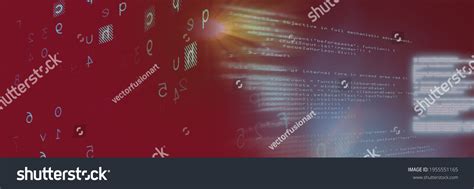 Two Computer Codes Processing Against Black Stock Illustration 1955551165 Shutterstock