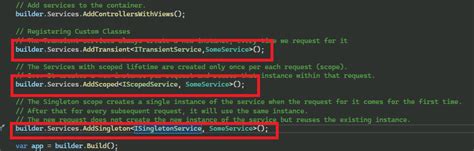 Github Abduzalam Dotnetdilifetimedemo Dependency Injection Lifetime Transient Singleton