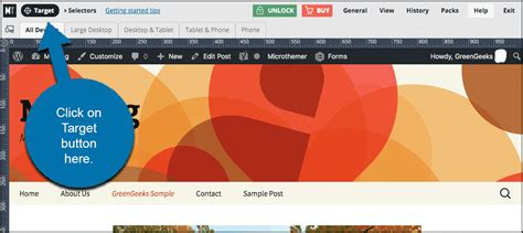 How To Customize A Wordpress Theme With Microthemer Greengeeks