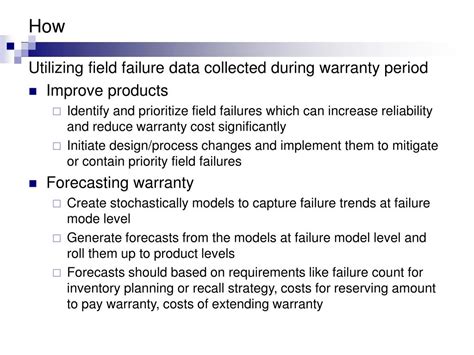 Ppt Warranty Analysis Powerpoint Presentation Free Download Id 6519272