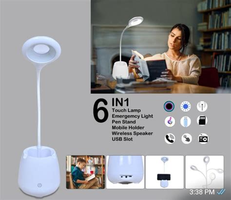 Plastic 3w Table Lamp 3000k Warm White At Rs 675piece In New Delhi