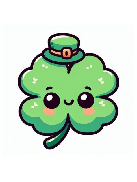 16 Easy Four Leaf Clover Drawing Four Leaf Clover Drawing Cute