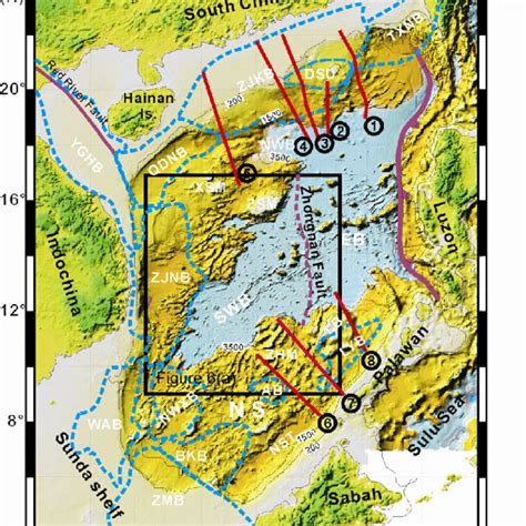 Bathymetry Map Of The South China Sea Scs And The Adjacent Area Download Scientific Diagram