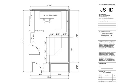 Interior Design Block Plan