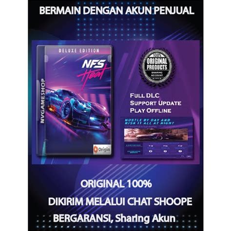 Jual Need For Speed Heat NFS Heat Deluxe Game PC ORIGIN Sharing OFFLINE Shopee Indonesia